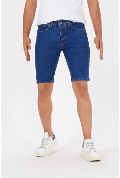 Las Vegas Lacivert Renk Erkek Kot Şort