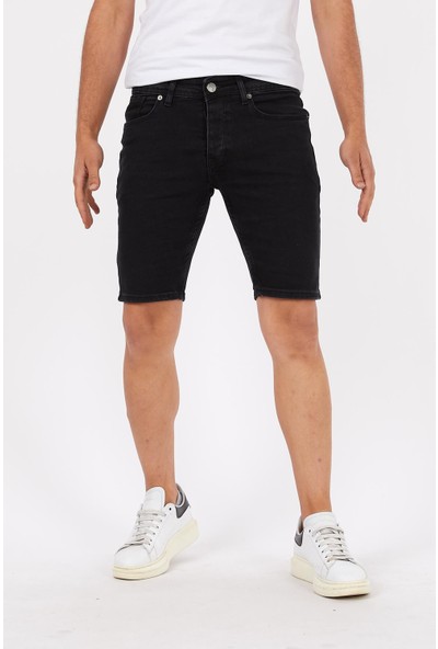 Las Vegas Antrasit Gri Renk Erkek Kot Şort