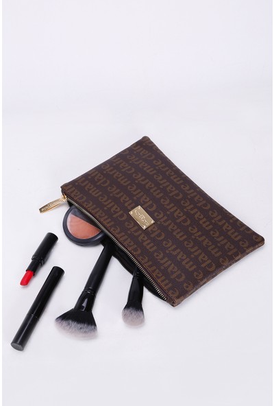 Marie Claire Kahve Kadın Makyaj Çantası Lola MC212111012