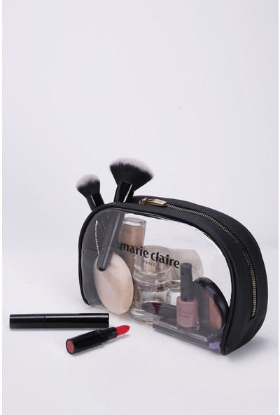 Marie Claire Transparan Kadın Makyaj Çantası Helen MC212111005 Marie Claire Transparan Kadın Makyaj Çantası Helen MC212111005