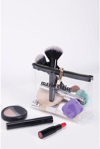 Marie Claire Transparan Kadın Makyaj Çantası Alvino MC212111164