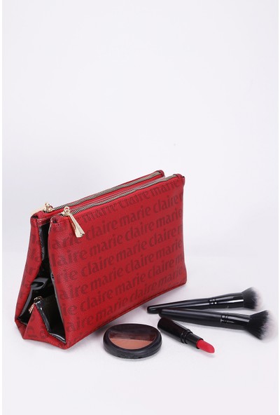 Marie Claire Bordo Kadın Makyaj Çantası Monica MC212111237