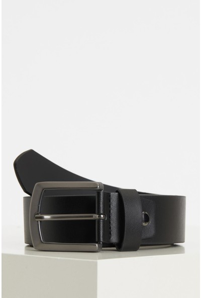 DeFacto Erkek Suni Deri Jean Kemeri U0037AZNS