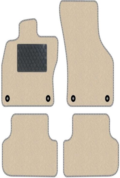 Tegin Jeep Cherokee 2001-2007 Bej Halı Gri Kenar Baklava Topuk Halı Paspas Tegin Jeep Cherokee 2001-2007 Bej Halı Gri Kenar Baklava Topuk Halı Paspas