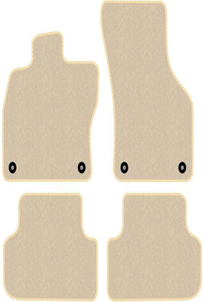 Tegin Peugeot 508 2011 ve Sonrası Uyumlu Bej Halı Bej Kenar Paspas