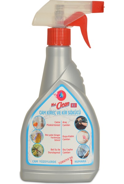 Mek Clean Cam Kireç ve Kir Sökücü 500 ml
