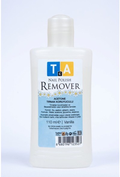 Tca Studio Make-Up Nail Polish Remover Vanilla 110 ml Tca Studio Make-Up Nail Polish Remover Vanilla 110 ml