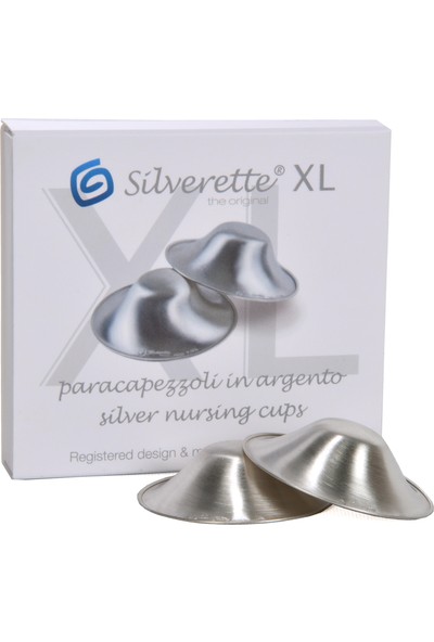 Silverette XL Gümüş Göğüs Ucu Koruma Kapağı