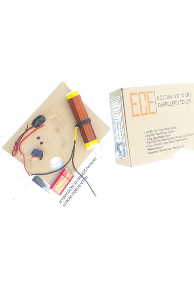 Ece Demonte Tesla Bobini Deney Seti Pil+2 Trans+2 Direnç Dahil