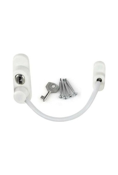 Kidmix Çelik Halatlı Pvc-Pencere Çocuk Emniyet Kilidi