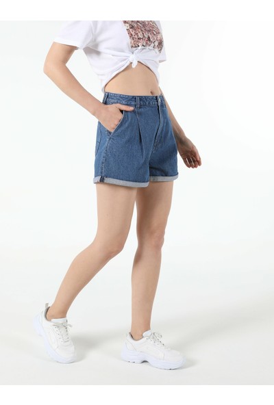 Colin's Yüksek Bel Kisa Chıno Jean Kadın Jean Şort Colin's Yüksek Bel Kisa Chıno Jean Kadın Jean Şort