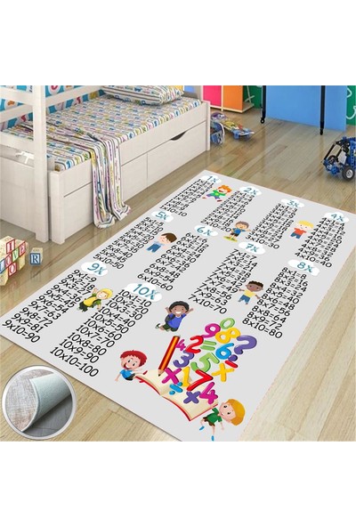 Birkilim Yeni Model Yıkanabilir Leke Tutmaz Kaymaz Tabanlı Çocuk Halısı BK-HP674 40 x 60 cm Birkilim Yeni Model Yıkanabilir Leke Tutmaz Kaymaz Tabanlı Çocuk Halısı BK-HP674 40 x 60 cm