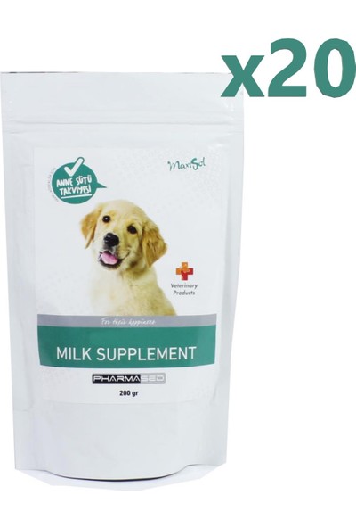 Maxisol Yavru Köpek Süt Tozu 200 gr 20 Adet Maxisol Yavru Köpek Süt Tozu 200 gr 20 Adet