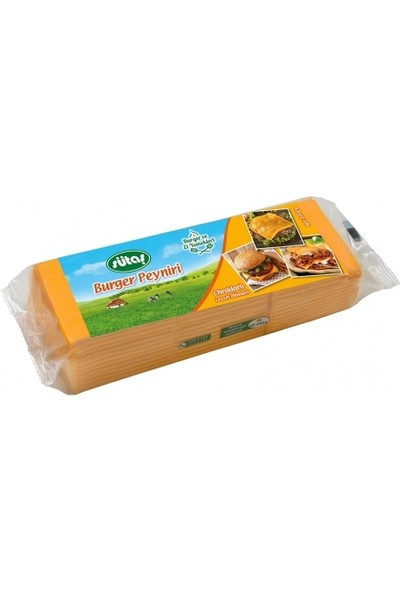 Sütaş Dilimli Cheddar Burger Peyniri 1 kg Sütaş Dilimli Cheddar Burger Peyniri 1 kg
