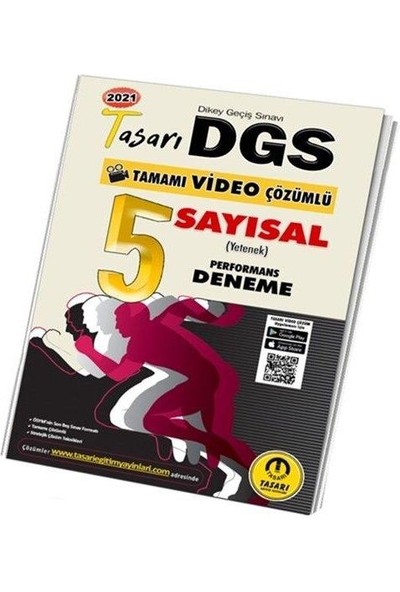 Tasarı Eğitim Yayınları DGS Sayısal(Matematik) Video Çözümlü 5 Performans Deneme 2021 Tasarı Eğitim Yayınları DGS Sayısal(Matematik) Video Çözümlü 5 Performans Deneme 2021