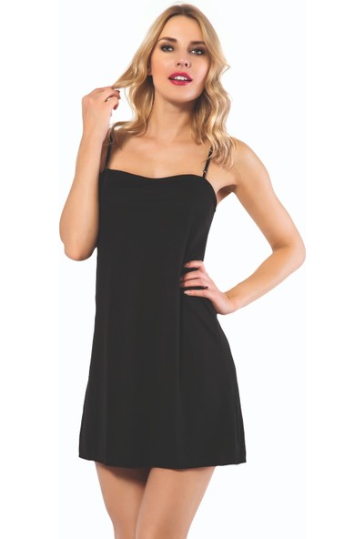Ersoy Collection Kadın Elbise Içi Boydan Astar Ince Ayarlanabilir Askılı Düz Kombinezon Ersoy Collection Kadın Elbise Içi Boydan Astar Ince Ayarlanabilir Askılı Düz Kombinezon
