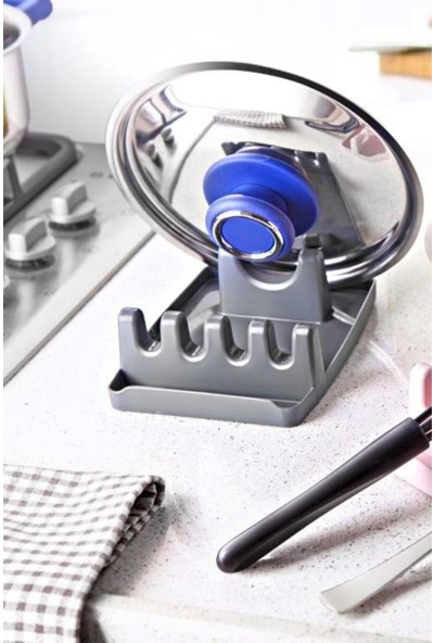 Ferhome Kaşık Kepçe Altlığı Kaşıklık Tencere Kapağı Spatula Tutucu