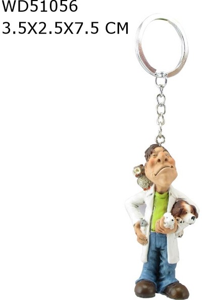 E-Hediyeci Veteriner Figürlü Biblo Heykel Anahtarlık E-Hediyeci Veteriner Figürlü Biblo Heykel Anahtarlık