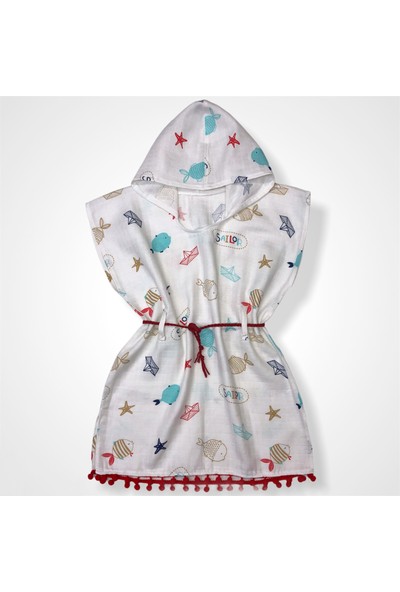 Babyce PR107 - Unisex Denizci Desenli Müslin Panço Babyce PR107 - Unisex Denizci Desenli Müslin Panço