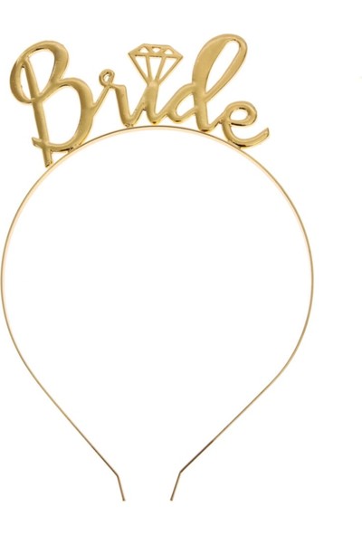 Vipfoni Metal Bride Gelin Tacı Gold Vipfoni Metal Bride Gelin Tacı Gold