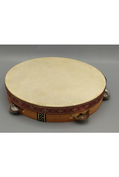 Vipfoni Sadrazam Kına Tefi Deri Tef 27 cm Orta Boy Vipfoni Sadrazam Kına Tefi Deri Tef 27 cm Orta Boy