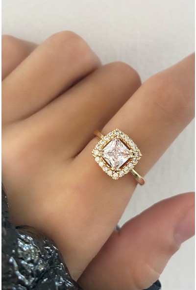 Takıştır Baget Taşlı Ayarlanabilir Yüzük