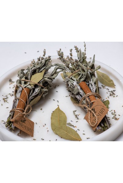 Rosemary Natural Enerji Temizliği Tütsü Buketi (2'li)