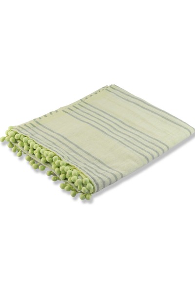 Bidoluraf Ponponlu Peştamal 100 x 170 cm (%100 Pamuk) Bidoluraf Ponponlu Peştamal 100 x 170 cm (%100 Pamuk)