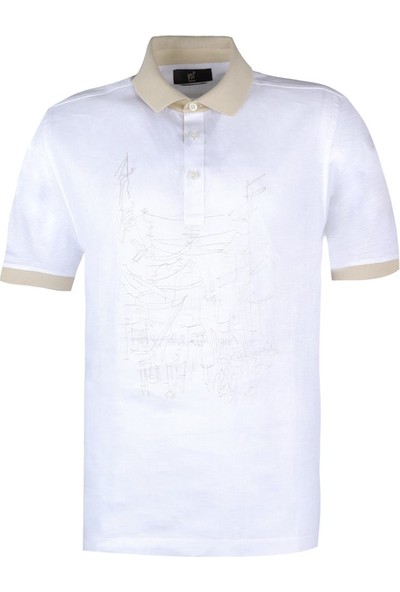 Ysf Polo Yaka Desenli Regular Fit Tshirt MS7525-718