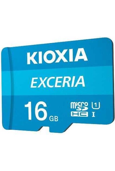 Kioxia 16GB Exceria Micro Sdhc Uhs-1 C10 100MB/SN Hafıza Kartı LMEX1L016GG2 Kioxia 16GB Exceria Micro Sdhc Uhs-1 C10 100MB/SN Hafıza Kartı LMEX1L016GG2