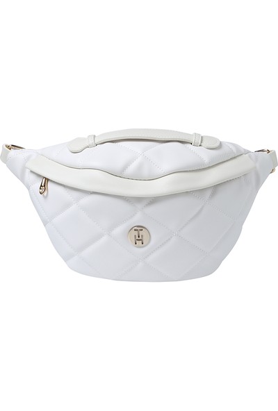 Th Bags Kadın Bel Çantası TH065700 Beyaz