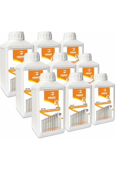 Wogens Progs 9 Adet 1lt Petek Temizleme Kimyasalı Wogens Progs 9 Adet 1lt Petek Temizleme Kimyasalı