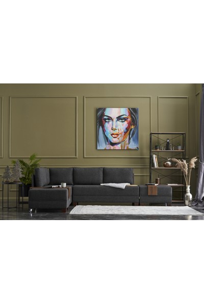 Evdebiz Fly Yataklı Köşe Koltuk Antarsit Sol Evdebiz Fly Yataklı Köşe Koltuk Antarsit Sol