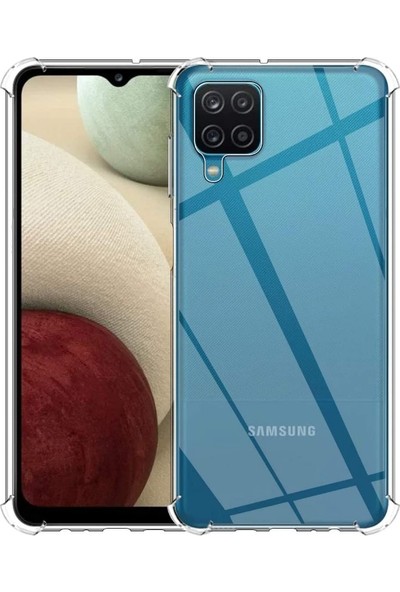 Kzy Samsung Galaxy M12 Kapak Şeffaf Airbag Antishock Köşe Korumalı Silikon Kılıf Kzy Samsung Galaxy M12 Kapak Şeffaf Airbag Antishock Köşe Korumalı Silikon Kılıf