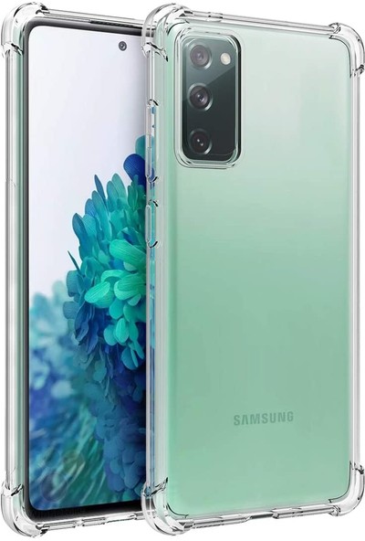 Kzy Samsung Galaxy S20 Fe Kapak Şeffaf Airbag Antishock Köşe Korumalı Silikon Kılıf Kzy Samsung Galaxy S20 Fe Kapak Şeffaf Airbag Antishock Köşe Korumalı Silikon Kılıf