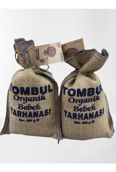 Tombul Organik Tarhana (Bebek ve Çocuklar Için, 7 Ay+, Ev Yapımı, Bez Kese) 500 gr X2 Tombul Organik Tarhana (Bebek ve Çocuklar Için, 7 Ay+, Ev Yapımı, Bez Kese) 500 gr X2