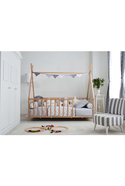 Baby Soft Stella Grey Montessori Uyku Seti Baby Soft Stella Grey Montessori Uyku Seti