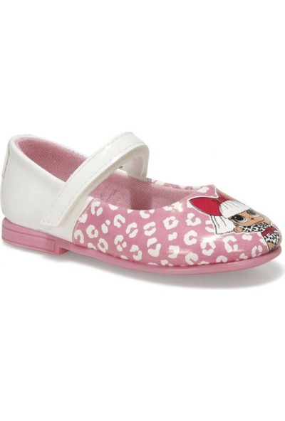 Lol Kız Çocuk Beyaz Fuşya Babet