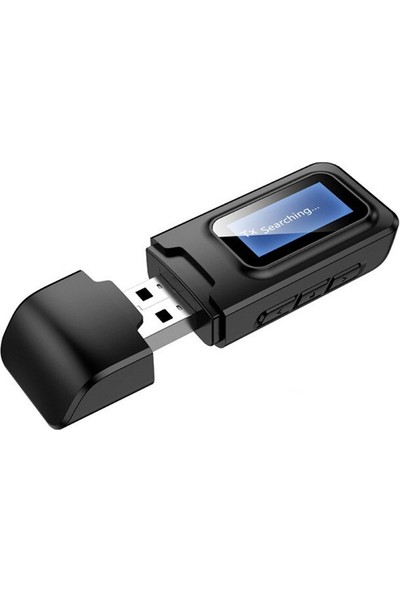 Ally 2in1 Bluetooth 5.0 Mini USB Adaptör+Fm Transmitter LCD Ekranlı AL-33396 Ally 2in1 Bluetooth 5.0 Mini USB Adaptör+Fm Transmitter LCD Ekranlı AL-33396