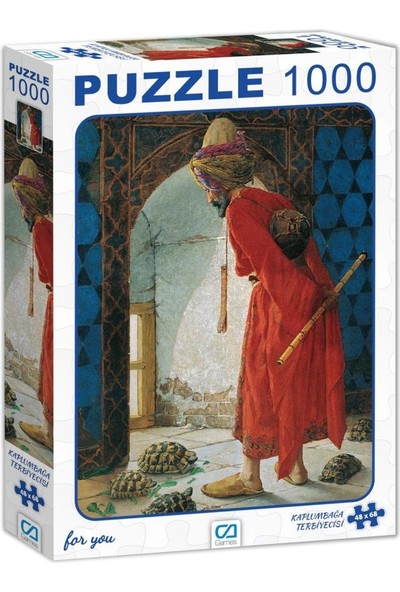 Ca Games Kaplumbağa Terbiyecisi 1000 Parça Puzzle Ca Games Kaplumbağa Terbiyecisi 1000 Parça Puzzle