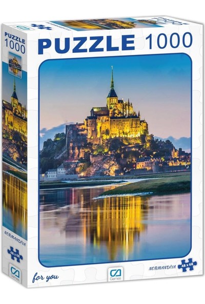 Ca Games Normandiya 1000 Parça Puzzle Ca Games Normandiya 1000 Parça Puzzle