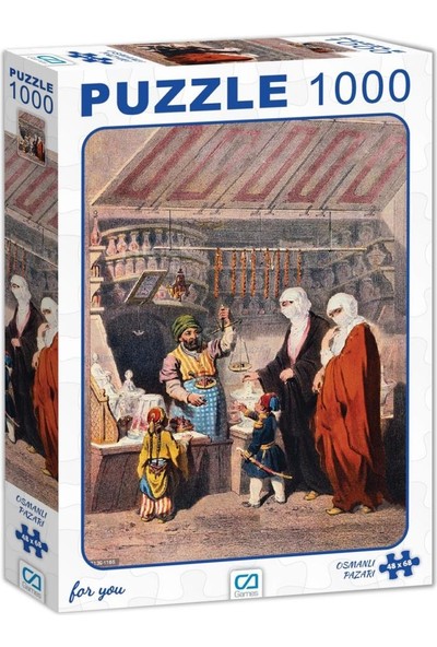 Ca Games Osmanlı Pazarı 1000 Parça Puzzle Ca Games Osmanlı Pazarı 1000 Parça Puzzle