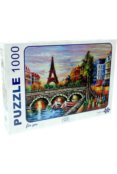 Ca Games Paris 1000 Parça Puzzle