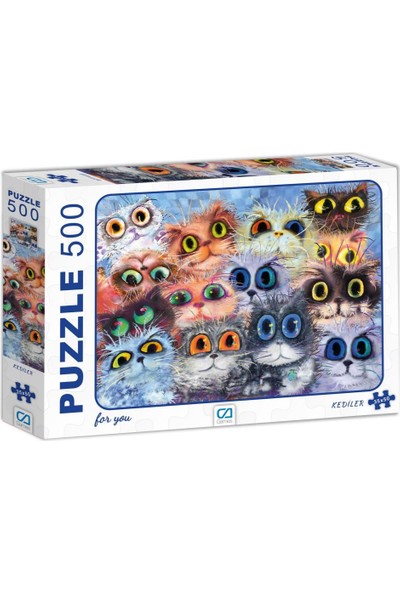 Ca Games Kediler 500 Parça Puzzle Ca Games Kediler 500 Parça Puzzle