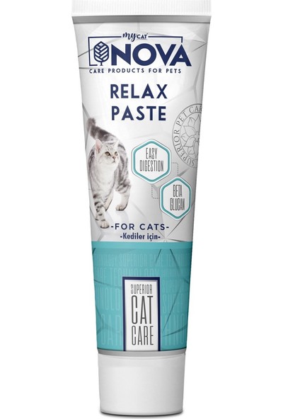 Nova My Cat Nova Relax Sakinleştirici - Stres Azaltıcı Kedi Otlu Paste 100GR Nova My Cat Nova Relax Sakinleştirici - Stres Azaltıcı Kedi Otlu Paste 100GR