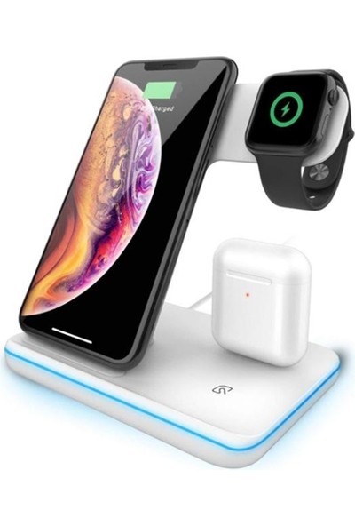 Ally Z5 3in1 15W Hızlı Şarj Wireless Kablosuz Şarj Stand Iphone Iwatch Airpods AL-34083 Ally Z5 3in1 15W Hızlı Şarj Wireless Kablosuz Şarj Stand Iphone Iwatch Airpods AL-34083
