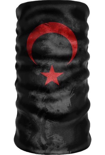 Hk Motors Türk Bayraklı Siyah Buff