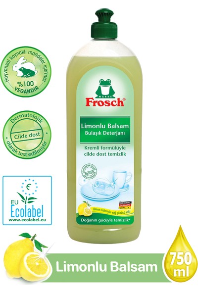 Frosch Bulaşık Balsamı Limonlu 750 ml