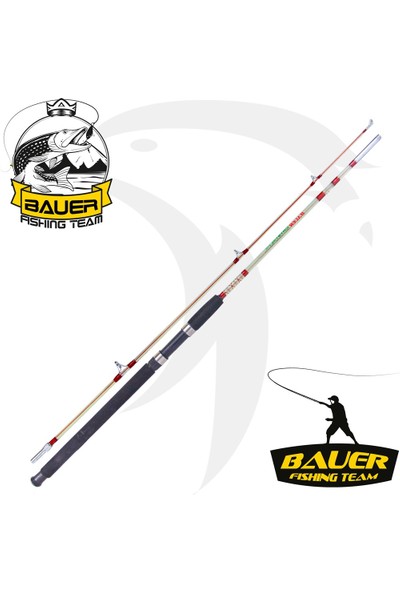 Bauer Crystal Iki Parça Dolgu Şeffaf Olta Kamışı 165 cm Bauer Crystal Iki Parça Dolgu Şeffaf Olta Kamışı 165 cm