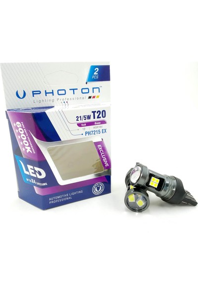 Photon Ph7215Ex Mercekli Led T20 1016 Soketlı Beyaz 15Led 6000K Photon Ph7215Ex Mercekli Led T20 1016 Soketlı Beyaz 15Led 6000K